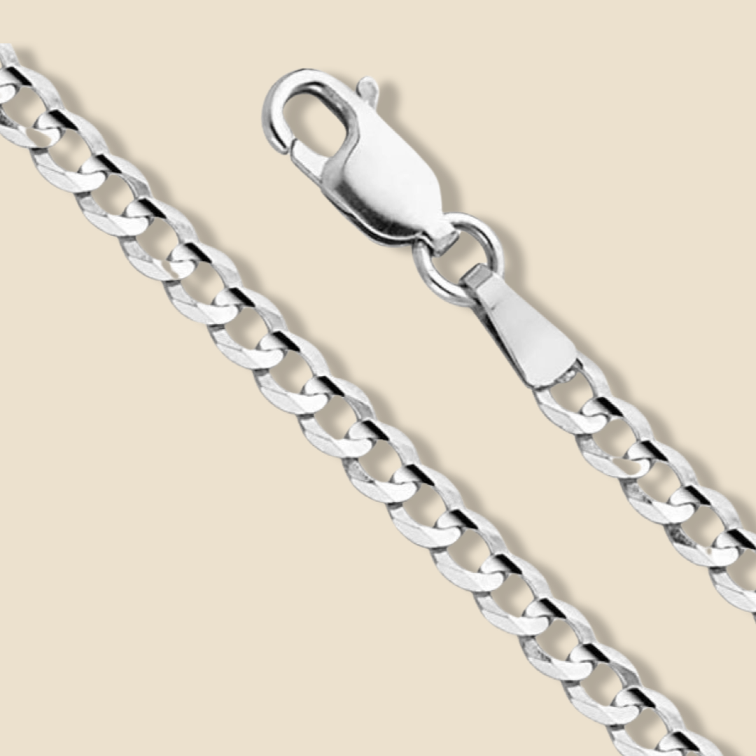 Curb Cuban Chain Necklace – Tehrani Jewelry